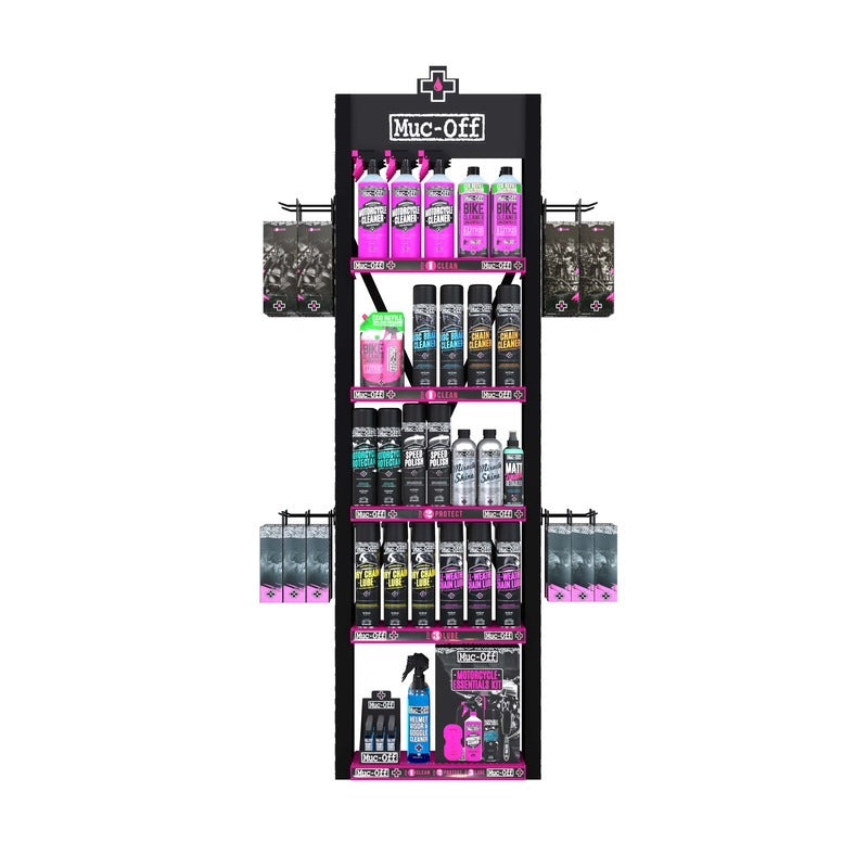 MUC-OFF Premium Einzel-Verkaufsständer (Packung 2 von 3) – metal-moto